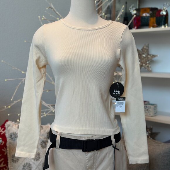 Fct | Tops | Cream Long Sleeve Fct Basic Shirt Various Sizes Nwt | Poshmark